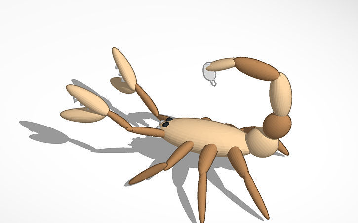 3D design Scorpion - Tinkercad