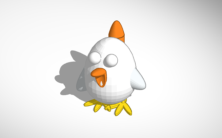 3D design Flying Duck - Tinkercad