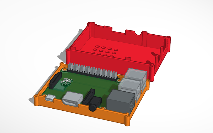 3D design Raspberry Box 1.0 | Tinkercad