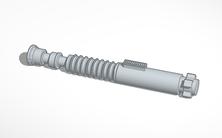 3D design Lightsaber handle - Tinkercad