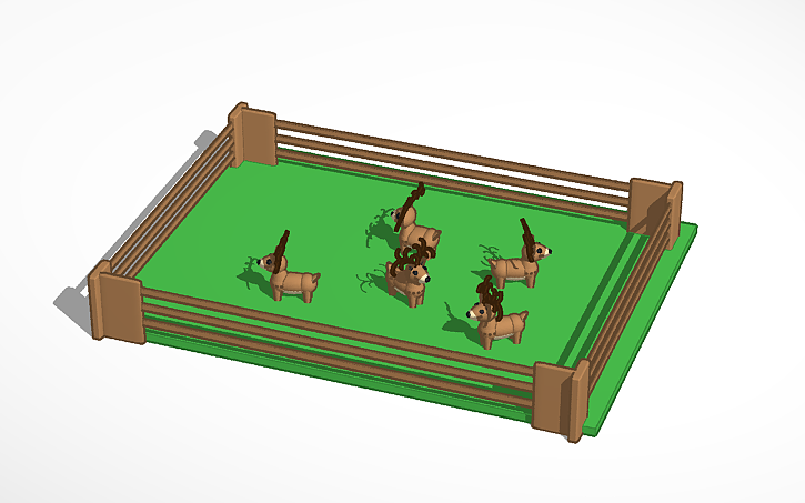 3D design Deer farm - Tinkercad