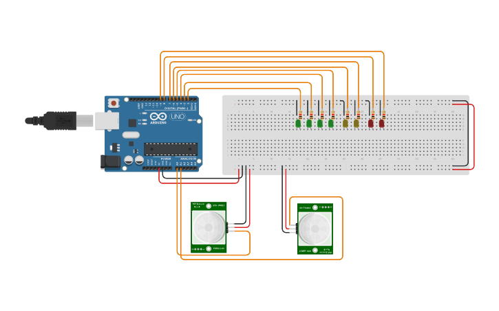 Circuit Design Counting Tinkercad