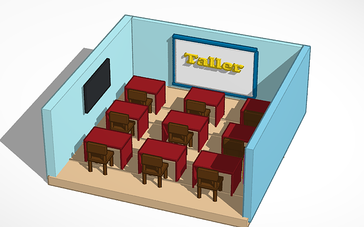 3D design Diseño-Aula 3D | Tinkercad