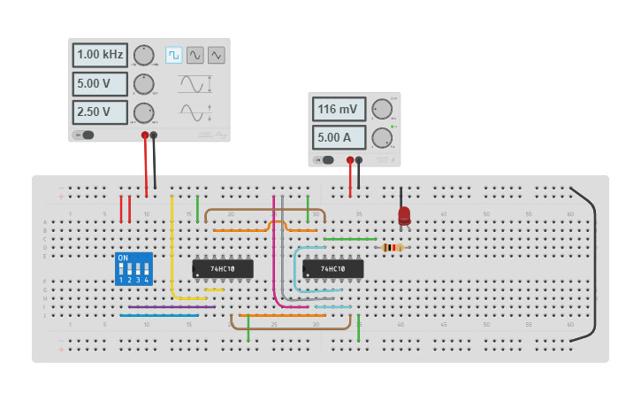 Circuit design jk flip flop | Tinkercad Circuit design jk flip flop | Tinkercad
