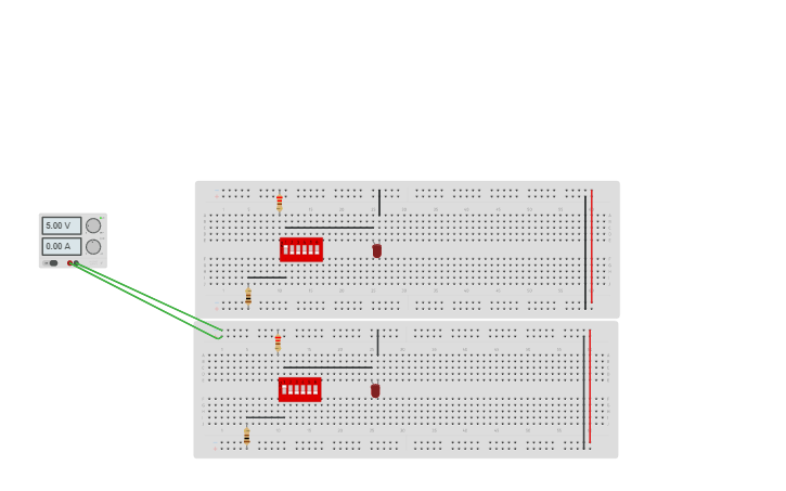 Circuit design simple circuit | Tinkercad