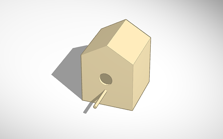 3D design Bird House - Tinkercad