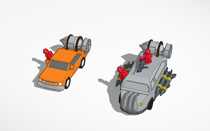 3d Design Tabs Modified Cars Tinkercad