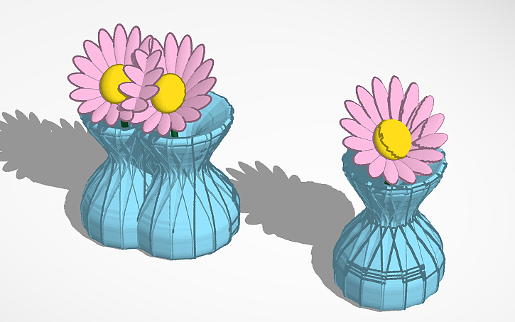 3D design vase - Tinkercad