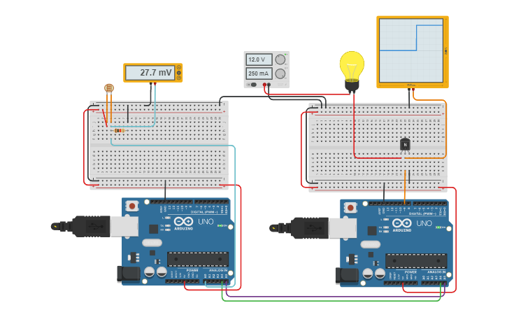 Circuit Design I2c Illumination Tinkercad