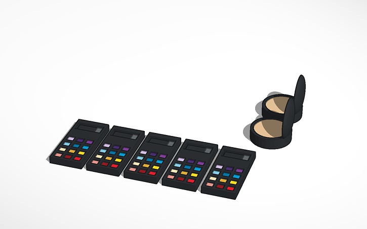 3D design makeup - Tinkercad