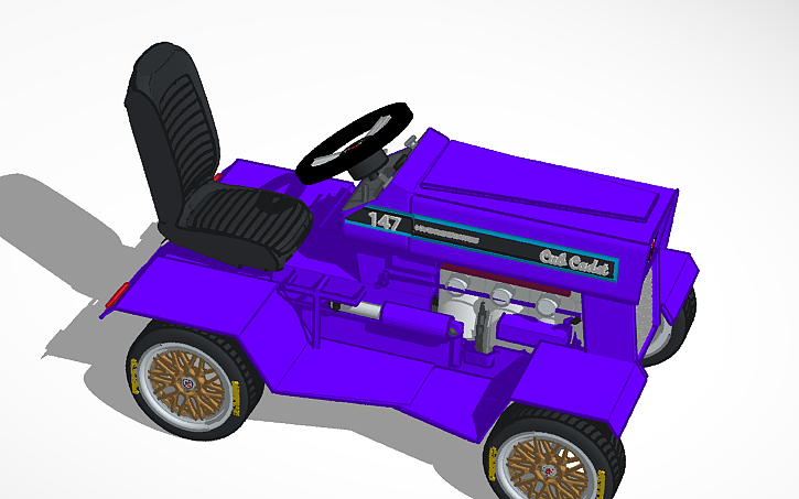 3d Design Widebody Cub Cadet 147 Tinkercad