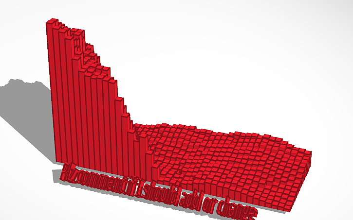 3D design 5x5 Block Terrain - Tinkercad