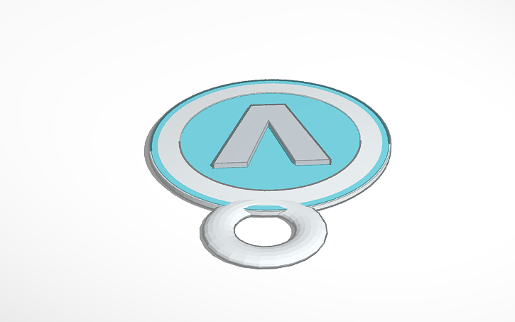 3D design V bucks charm | Tinkercad