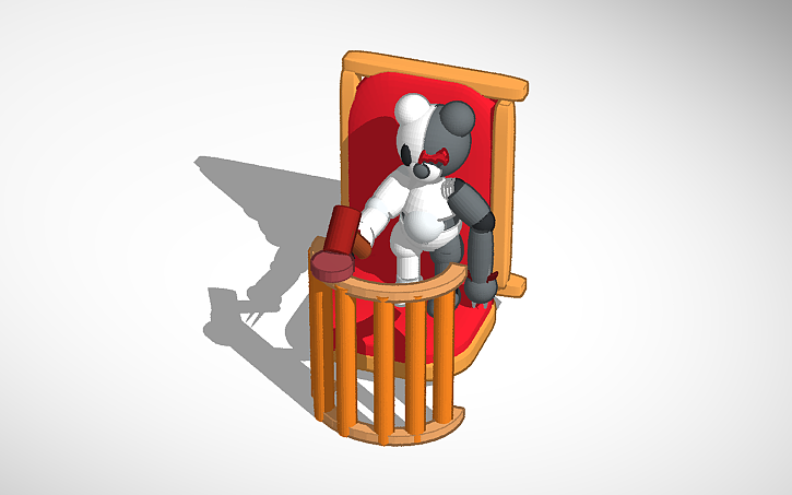3D design monokuma - Tinkercad