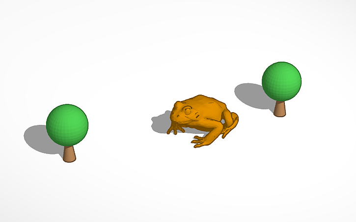 3D design Frog | Tinkercad