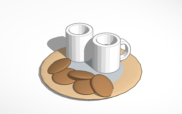 3D design Tea Plate | Tinkercad