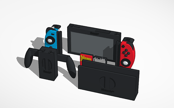 3D design Nintendo Switch - Tinkercad