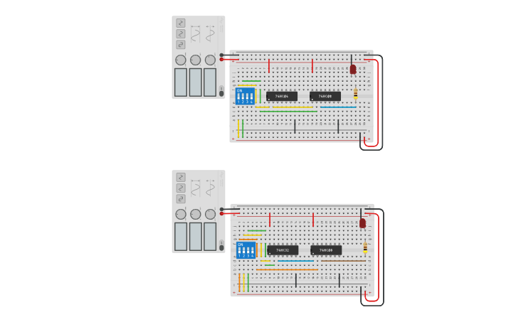 Circuit design Question 2 - Tinkercad