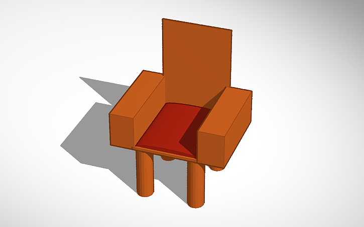 3D design CHAIR - Tinkercad