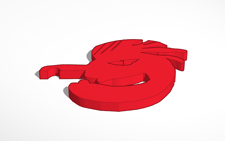 3D design Troll flop - Tinkercad