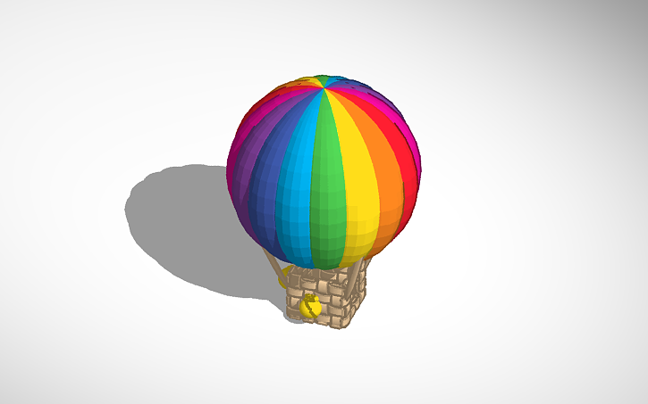 3D design balloon - Tinkercad