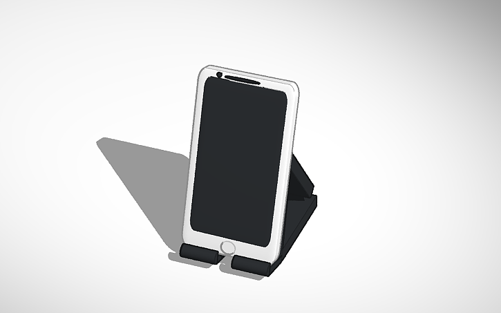 3D design Stand de celular - Tinkercad