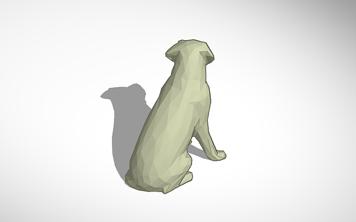 3D design labrador - Tinkercad