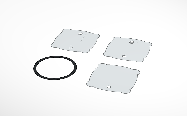 3D design HHO Generator Plates | Tinkercad