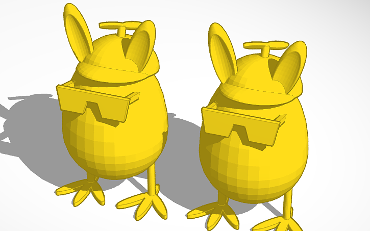 3D design Huhn | Tinkercad