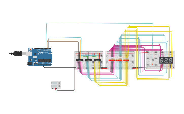 Circuit Design Sizzling Fulffy Tinkercad