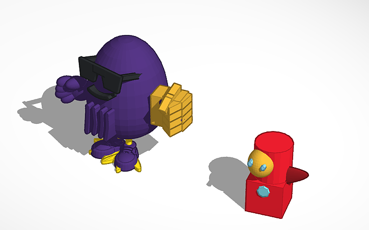 3D design eggos - Tinkercad