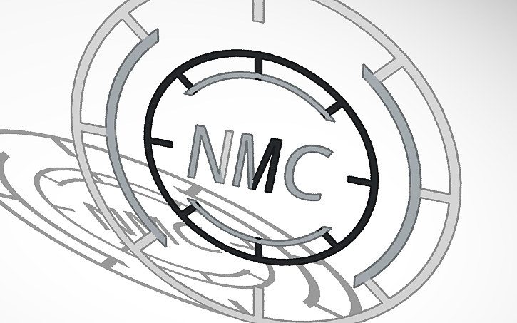 3D design NMC Logo - Tinkercad