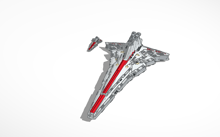 3D design Atlas Class Star Defender - Tinkercad