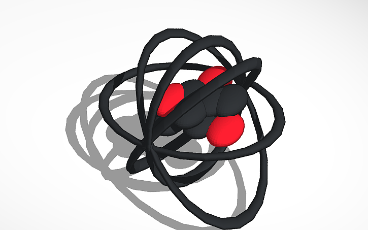 3D design ATOM - Tinkercad