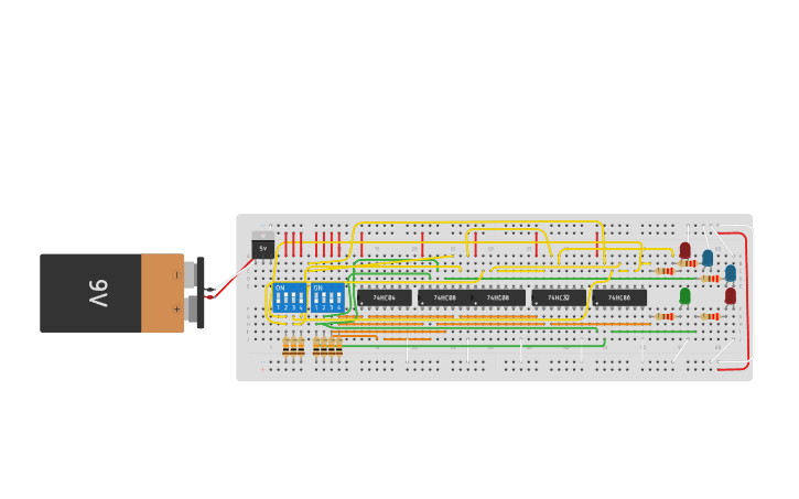 Circuit design lab2 - Tinkercad