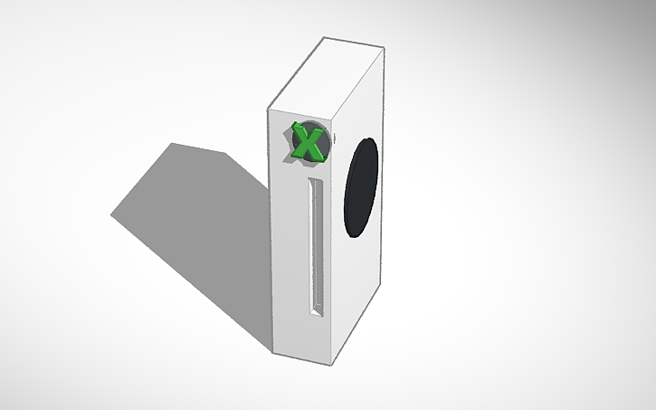 3D design Xbox series S - Tinkercad