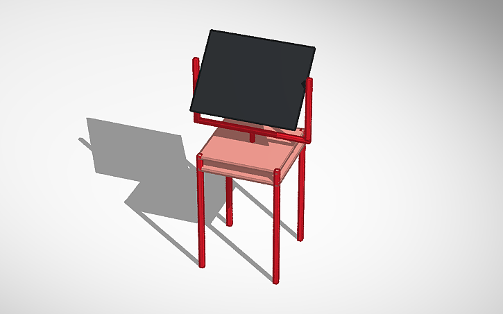 3D design Dual axis tracker prototype 1 - Tinkercad