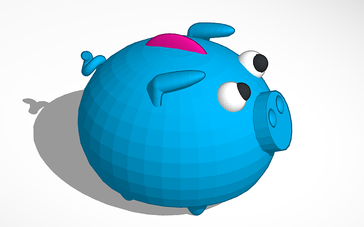 3D design mohawk pig | Tinkercad