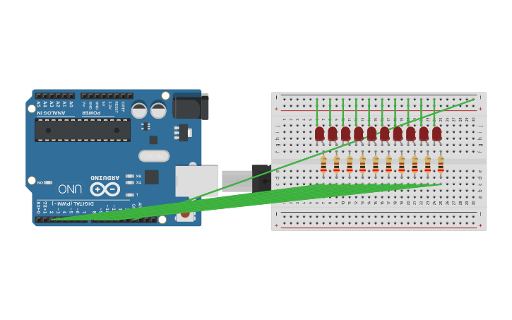 Circuit design Clignotant LED - Hedges Oscar 2°2 | Tinkercad