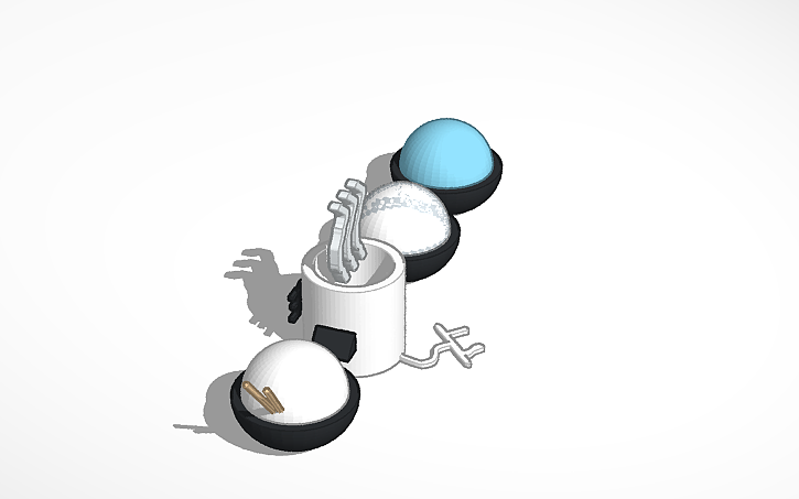 3D design Rice Cooker - Tinkercad