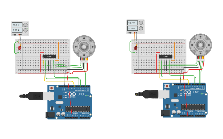 Circuit design Copy of Task Motor PID | Tinkercad
