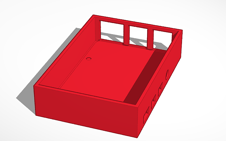 3D design raspberry pi 3.5 inch - Tinkercad