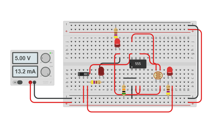 Circuit design Electronic Letter Box | Tinkercad