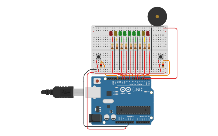 Circuit design Pong Ping - Tinkercad