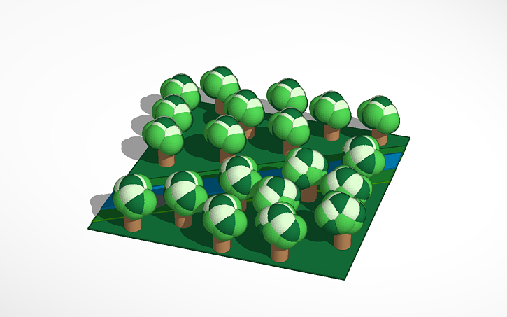 3D design Forest | Tinkercad