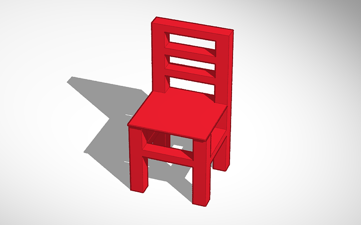 3D design chair | Tinkercad