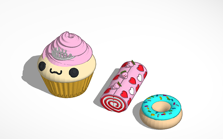3D design Contest Party Sweets - Tinkercad