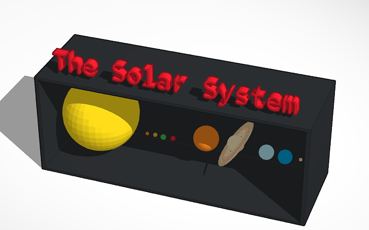 3D design The Solar System - Tinkercad
