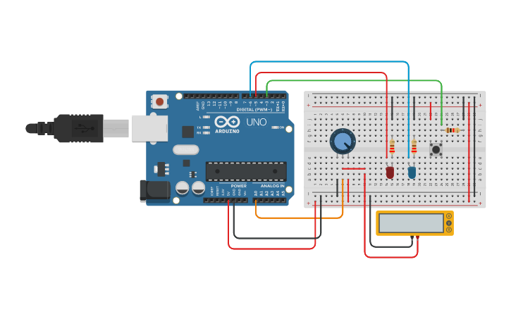 Circuit design Potenziometro Arduino - Tinkercad