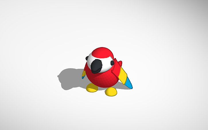 3D design adopt me parrot - Tinkercad